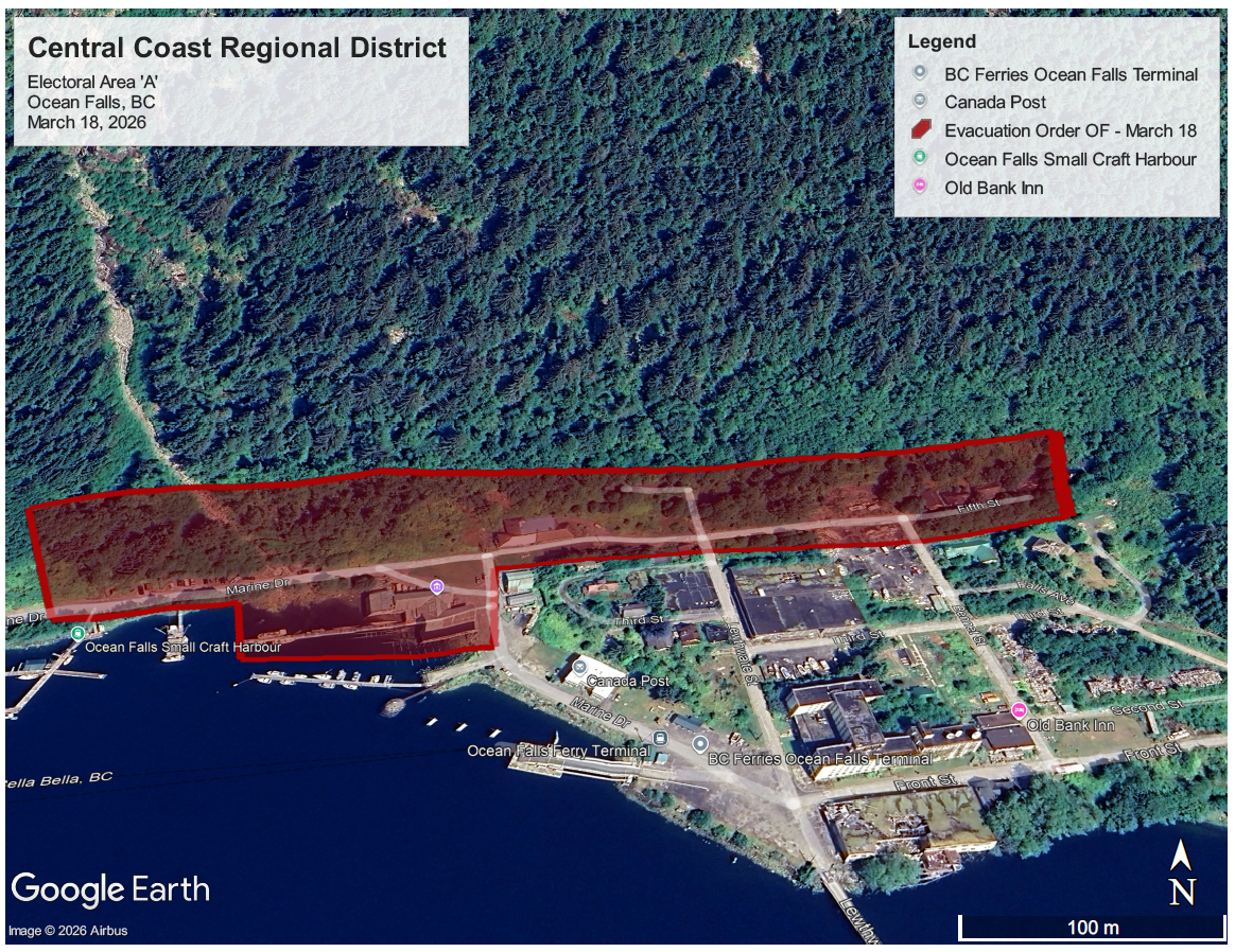 EVACUATION ORDER - Ocean Falls - CCRD